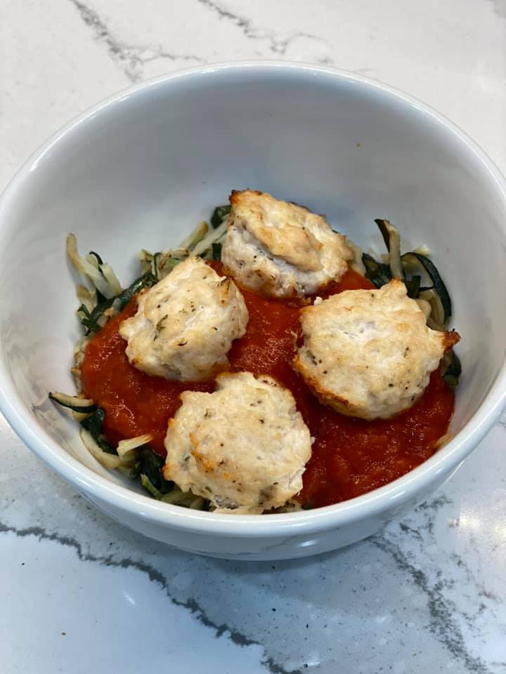 Italian Chicken Meatballs - Aubrey Worek - Exercise Physiologist